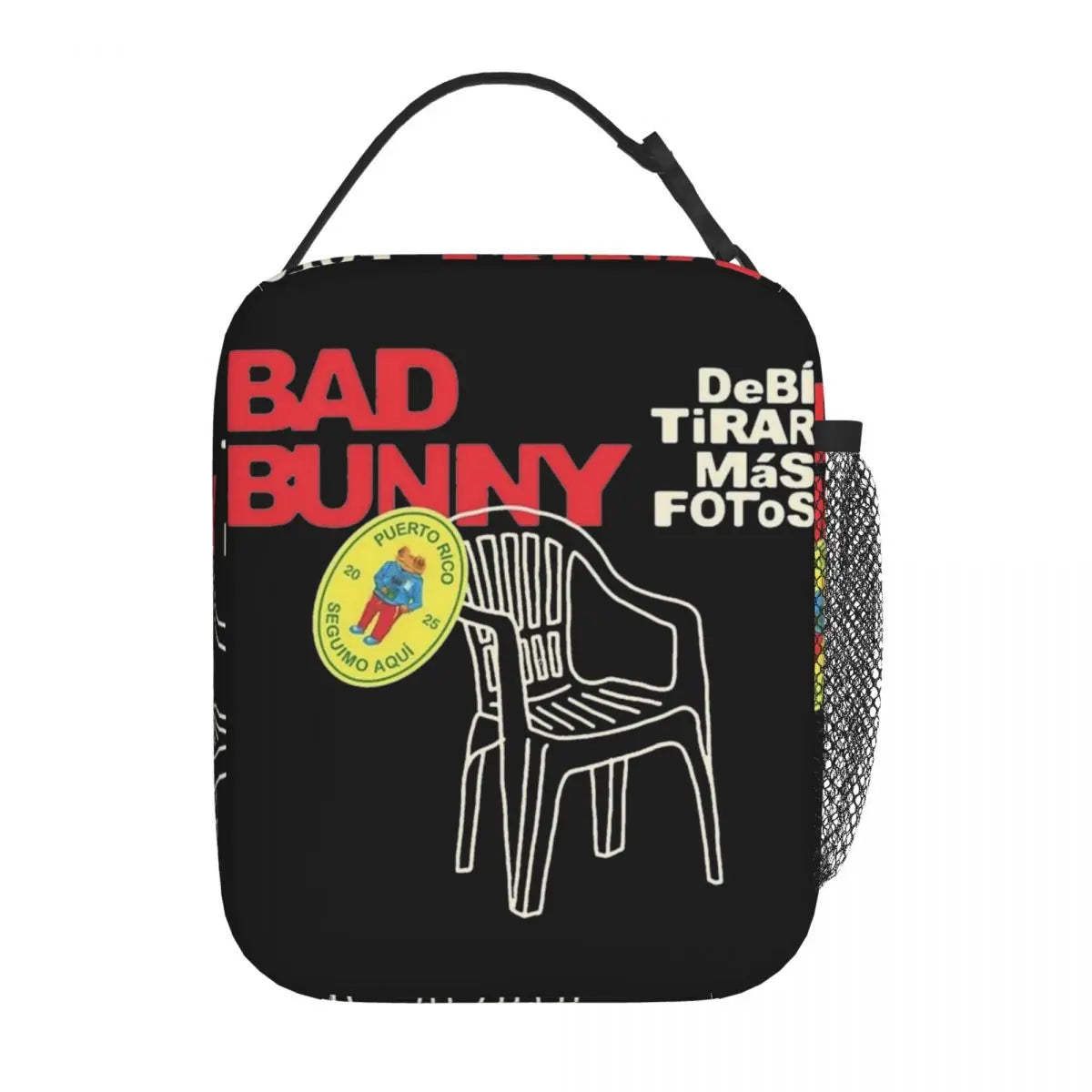 Bad Bunny Lunch Bag – DTMF “Plastic Chair" – Latin Music Merchandise