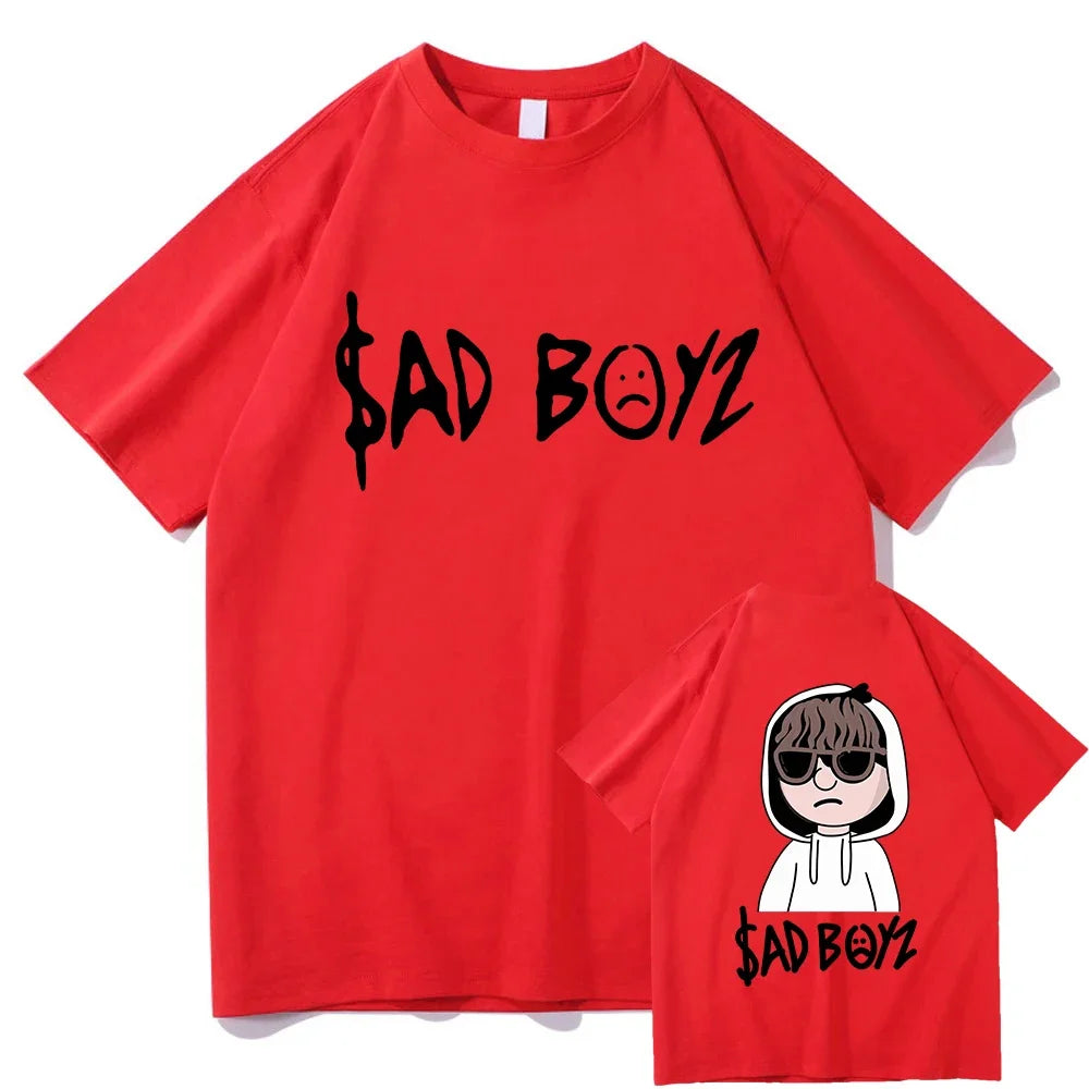 Junior H Sad Boyz Official T-Shirt – Red – Latin Music Merchandise
